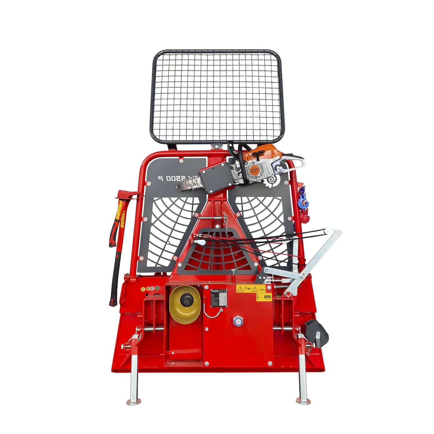 机械林业绞车 - OL SW 5500P - Oehler Maschinen Fahrzeugbau GmbH - 三点 / 拖拉机安装式