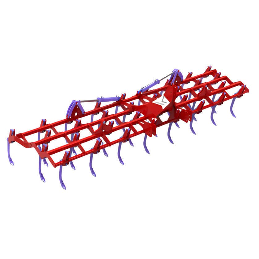 连续式中耕机 - LIGHT 4 SPRING - Gruppo Rapisarda Ubaldi - 悬挂式 / 三点悬挂 / 弹齿