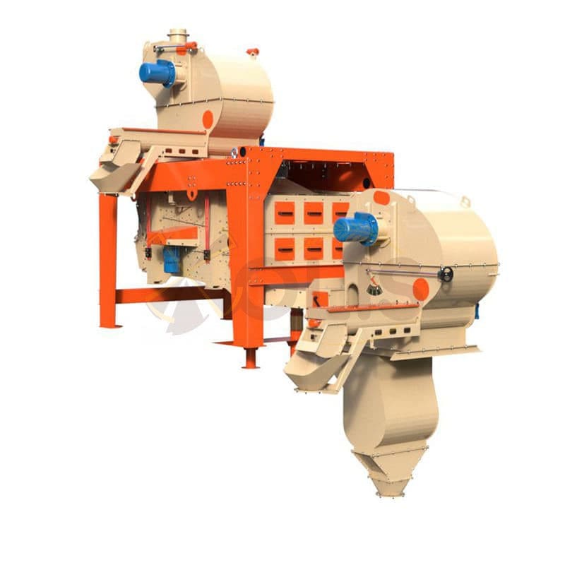 谷物预清洗机 - HORIZONT-К-130 - OLIS - 振动筛孔 / 旋风式 / 分离器